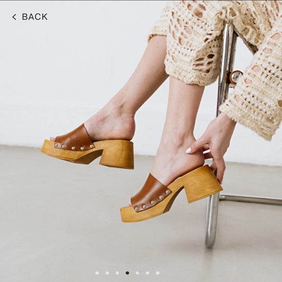 Jonak Paris | Shoes | New Jonak Paris Elena Open Toe Platform Mules ...